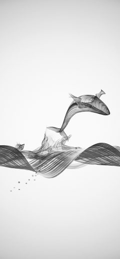 papers.co-bd86-fishing-boat-whale-wave-line-art-illustration-animal-bw ...